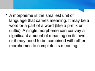 Bound morphemes and free morphemes .pptx