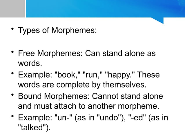 Bound morphemes and free morphemes .pptx
