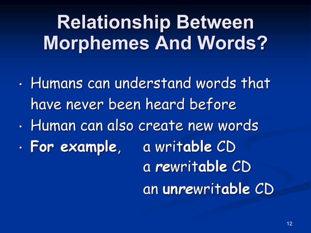 Morphemes & Types of morphemes | PPT | Geology | Science