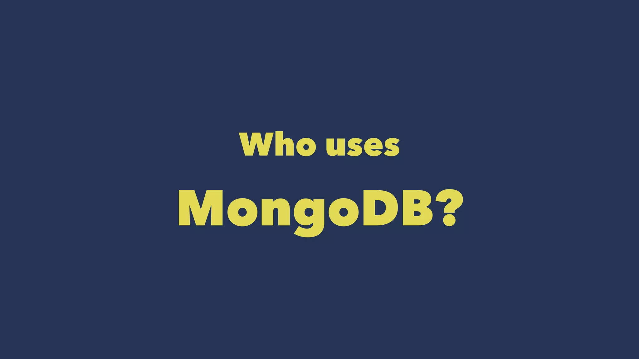 Paintfree Object-Document Mapping for MongoDB by Philipp Krenn | PPT