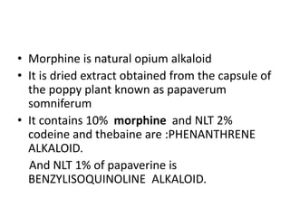 Morphine | PPTX