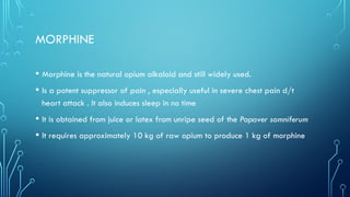 Morphine (Opoid Anagestics_ Presenattion).pptx