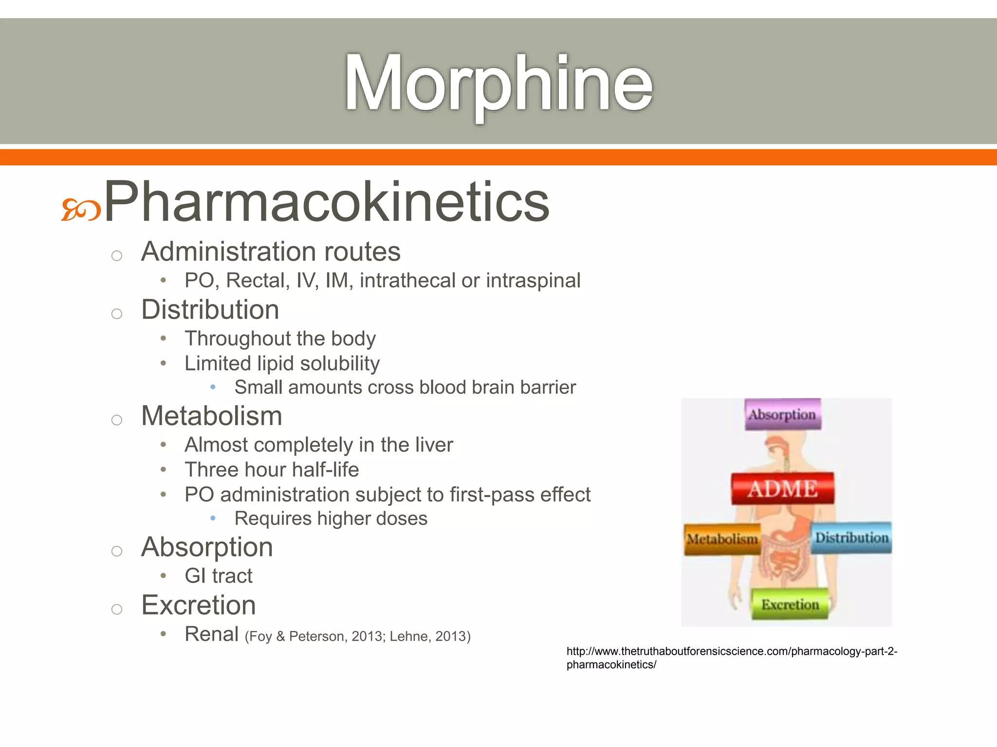 Morphine & emergency department | PPTX