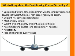 Morphing of aircraft wings | PPTX