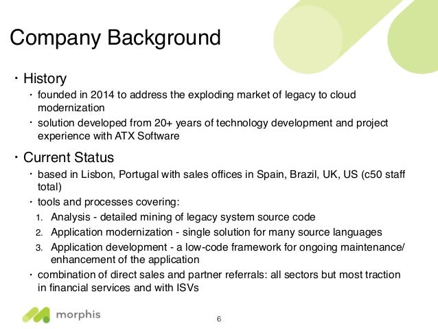Morphis Technologies Overview