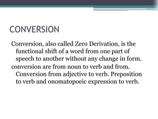 Antonomasia and conversion | PPTX