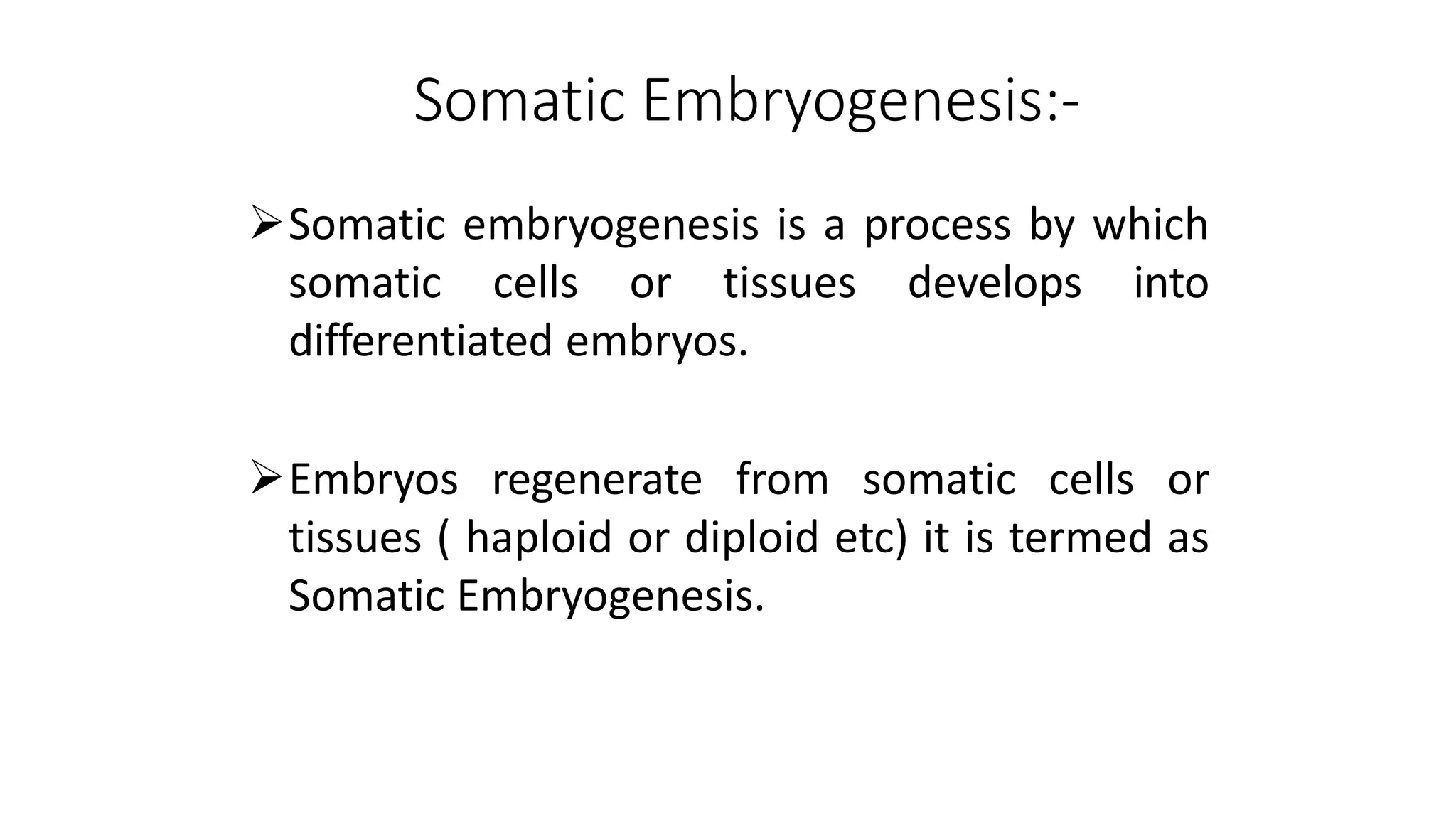 Morphogenesis, organogenesis, embryogenesis & other techniques | PPTX