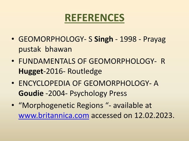 MORPHOGENETIC REGIONS.pptx | Weather | Science