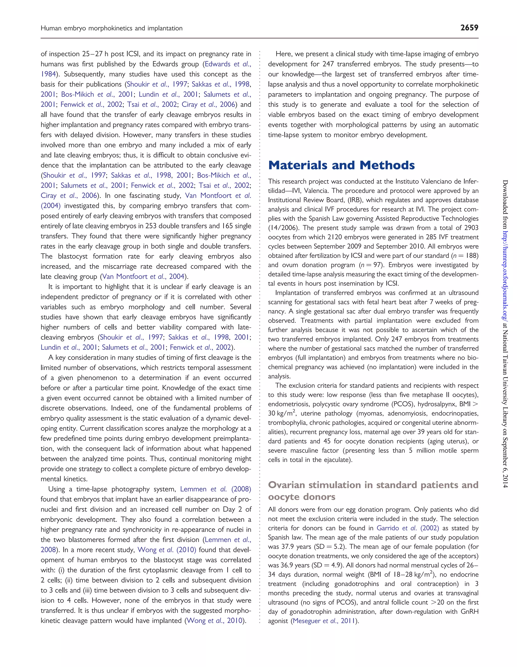 Morphokinetics | PDF