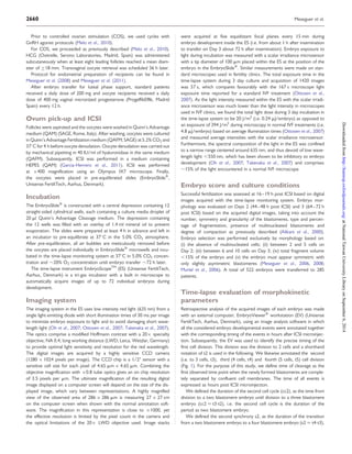 Morphokinetics | PDF