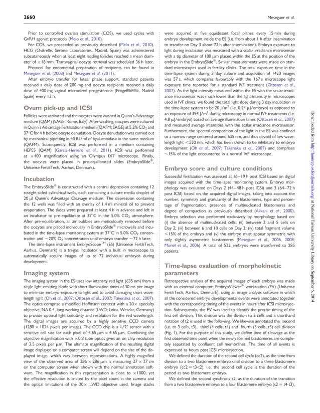 Morphokinetics | PDF