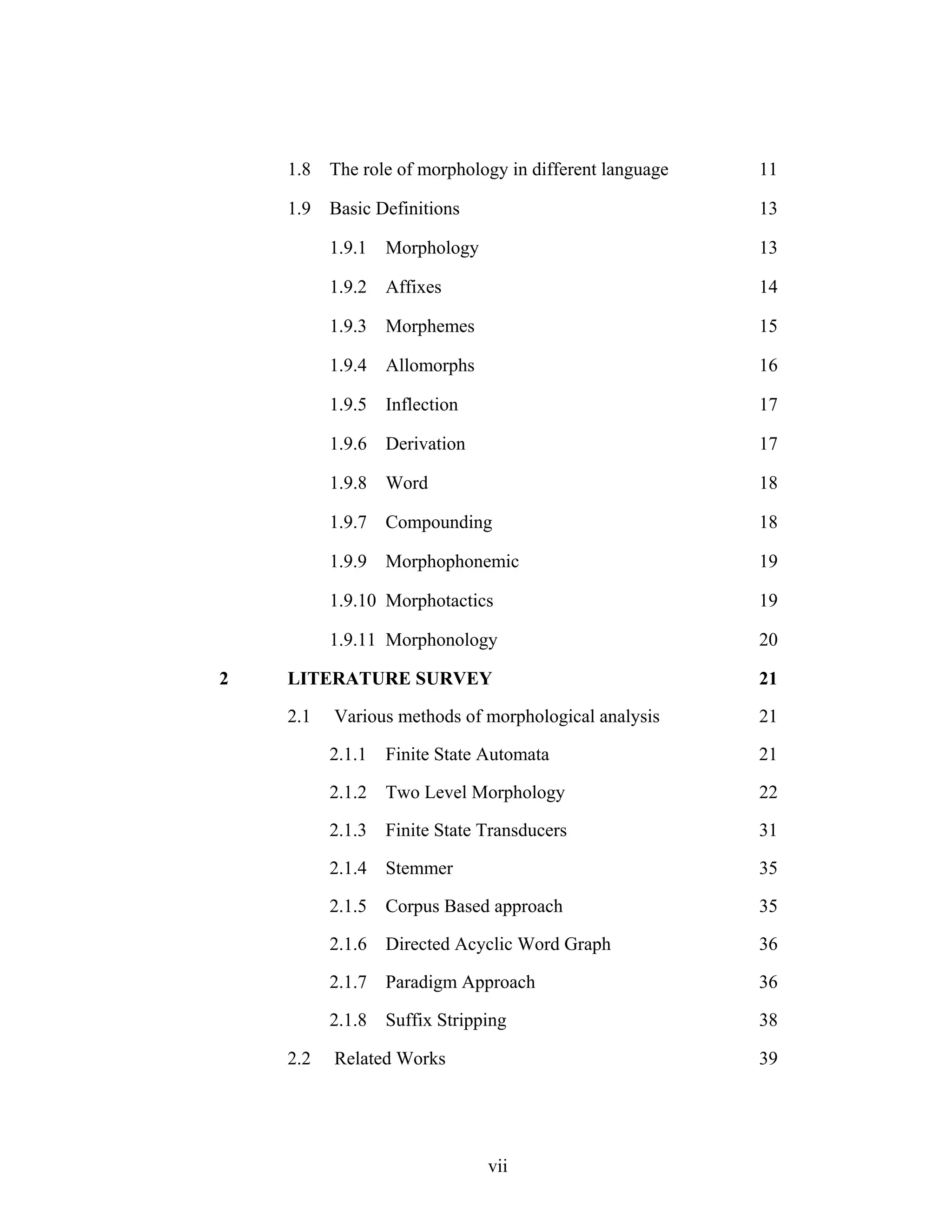 Morphological analyzer for malalyalam verbs | PDF