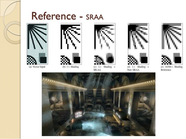 Morphological antialiasing