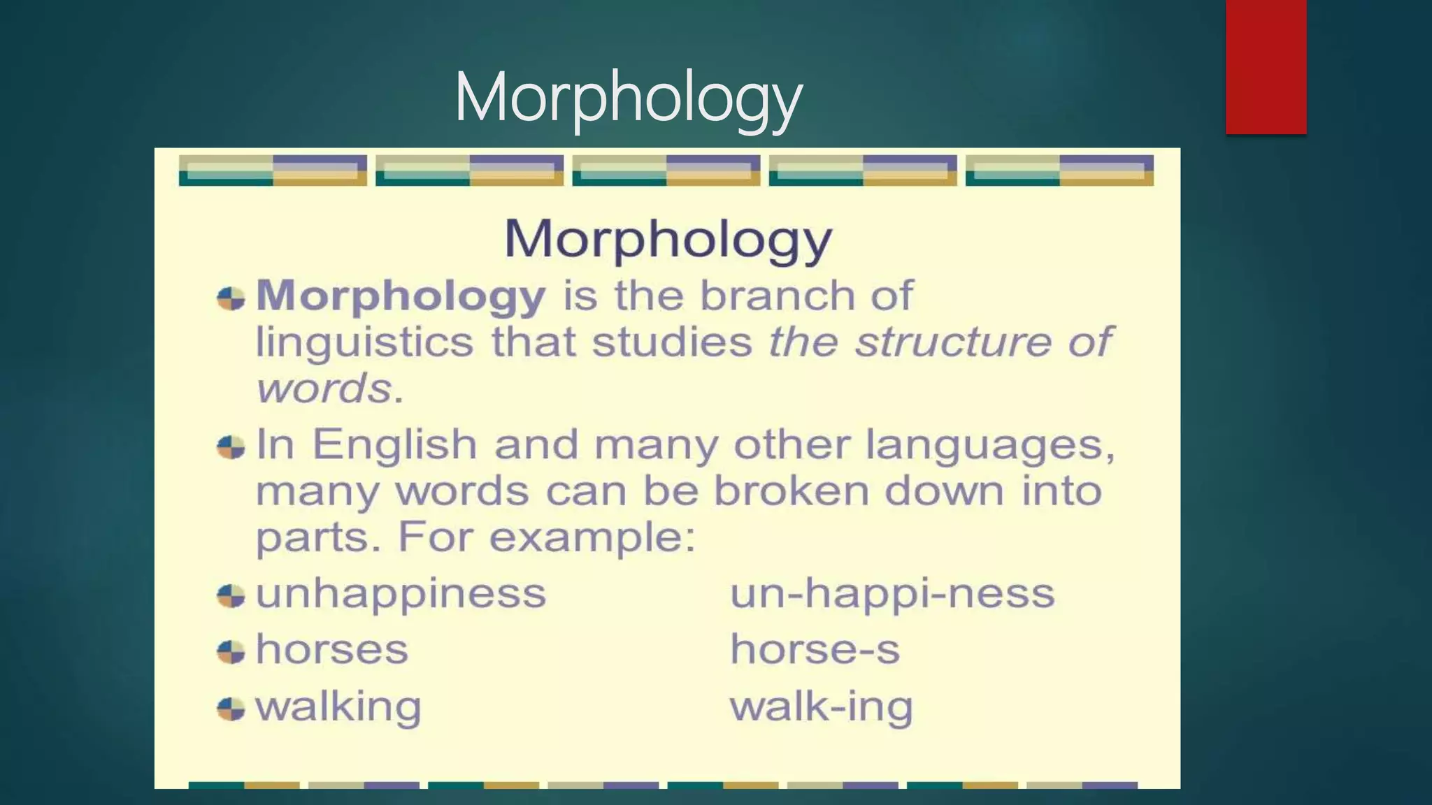 Morphological awareness | PPTX