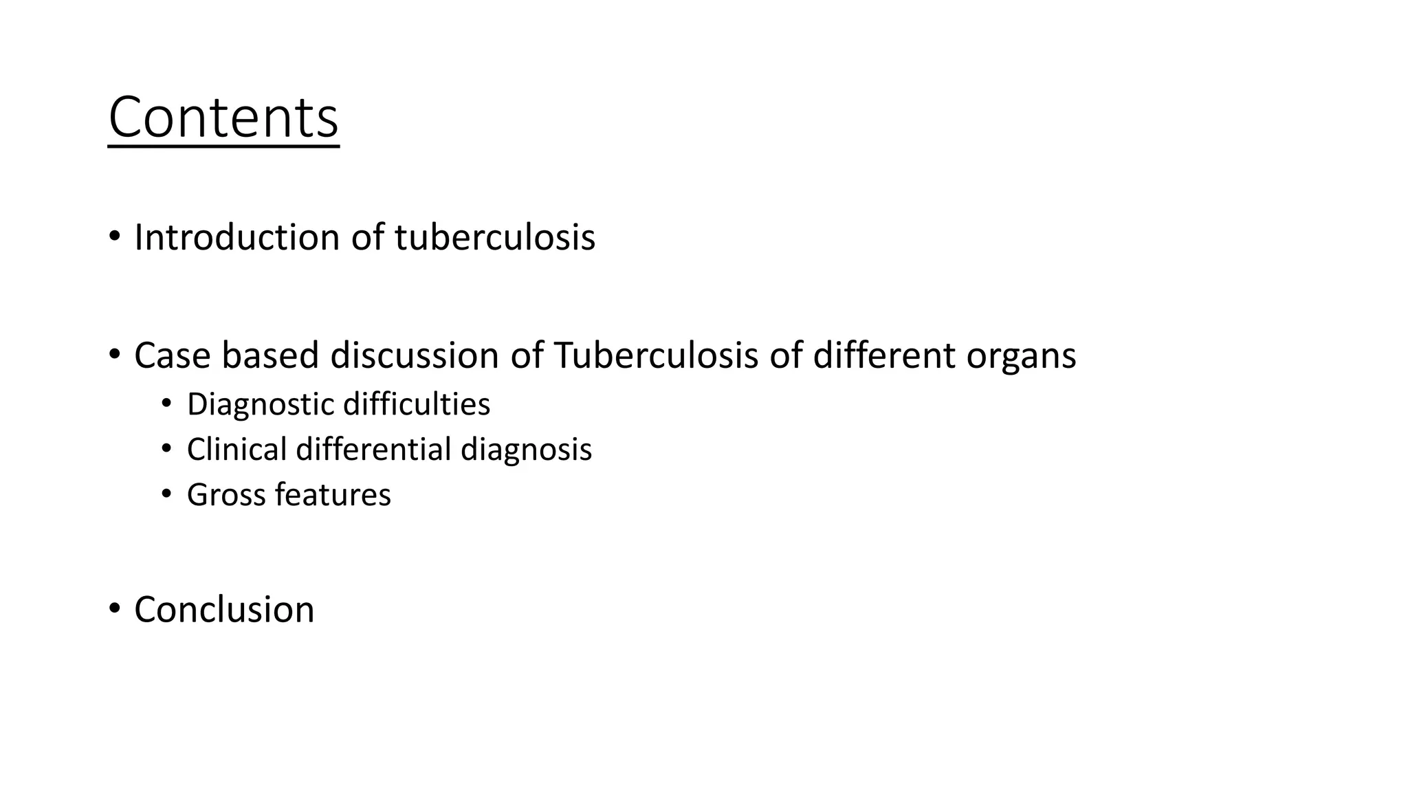 Morphological features of tuberculosis | PPTX