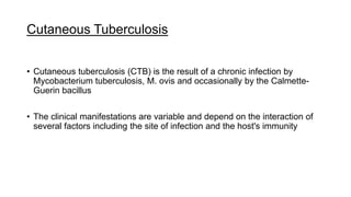 Morphological features of tuberculosis | PPTX