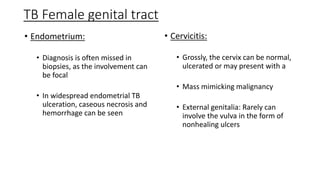 Morphological features of tuberculosis | PPTX