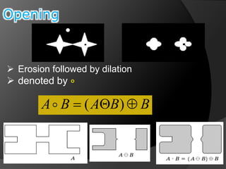 Morphological image processing | PPTX