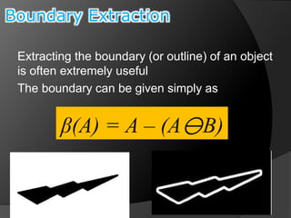 Morphological image processing | PPTX