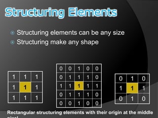 Morphological image processing | PPTX