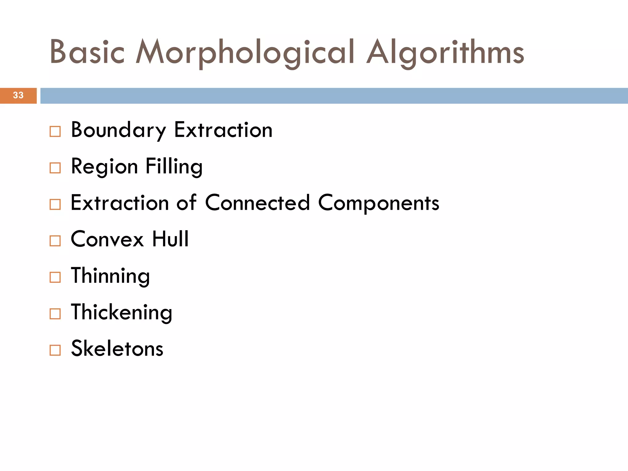 Morphological image processing | PDF