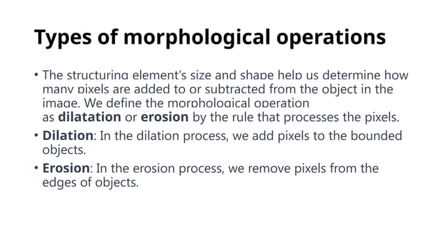 Morphological image processing in Digital Image Processing.pptx
