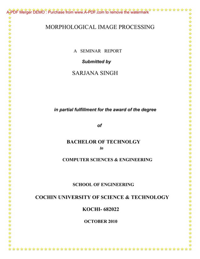 Morphological Image Processing | PDF