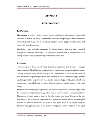 Morphological Image Processing | PDF