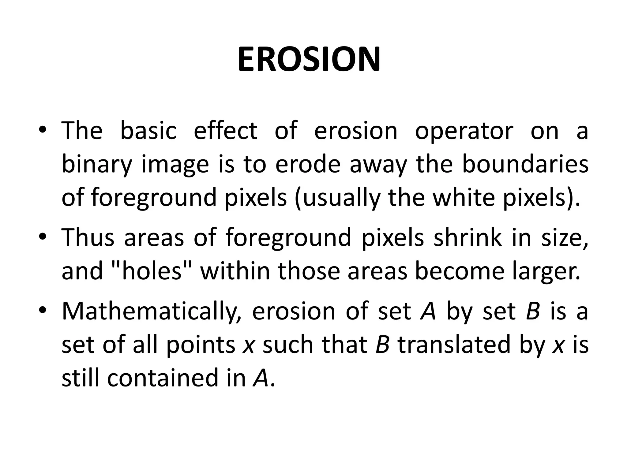 Morphological operations | PDF
