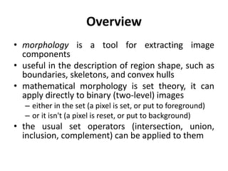Morphological operations | PDF