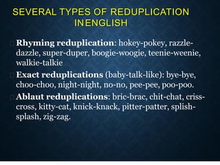MORPHOLOGICAL PROCESS | PDF