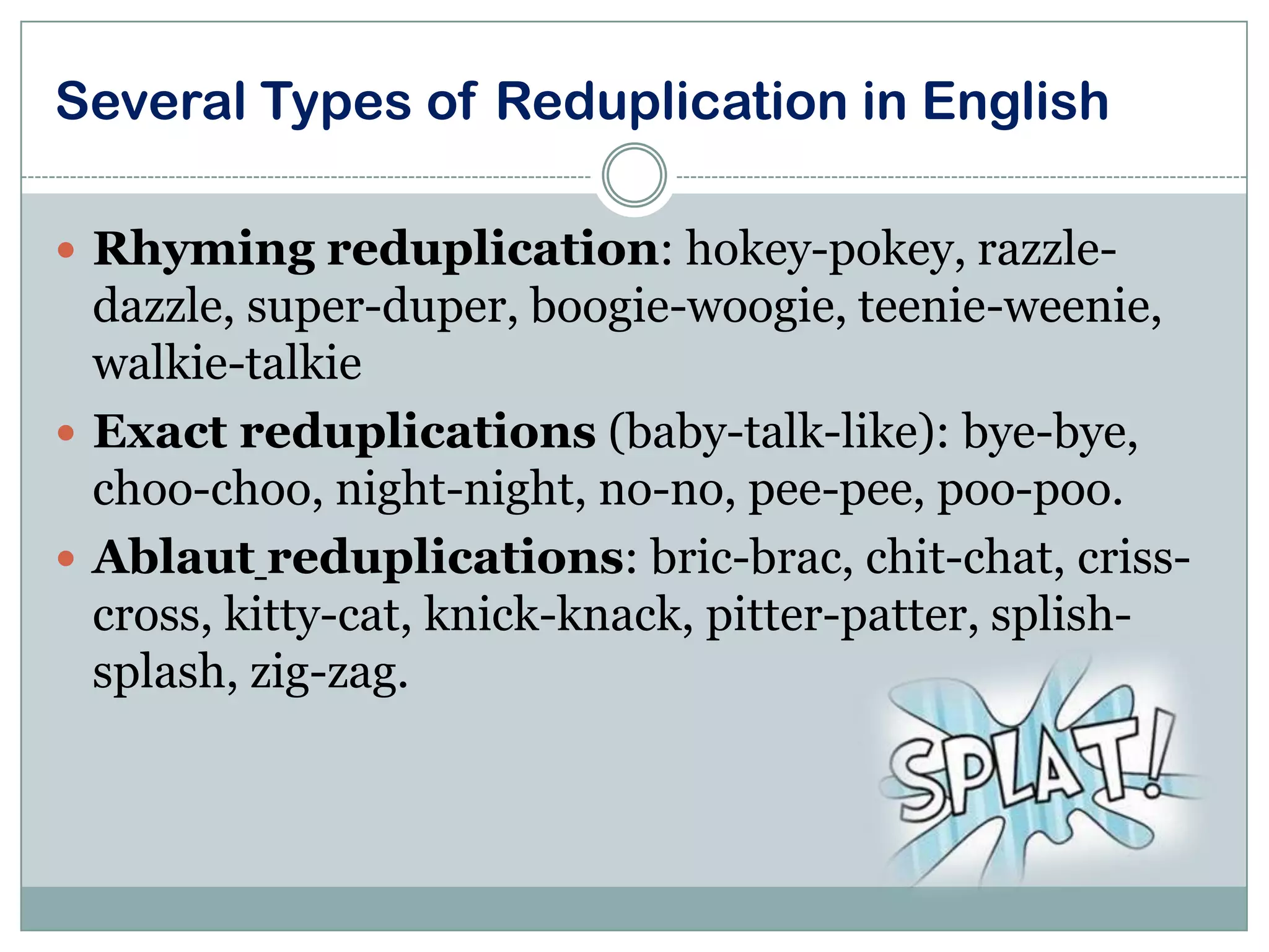 Morphological process | PPT