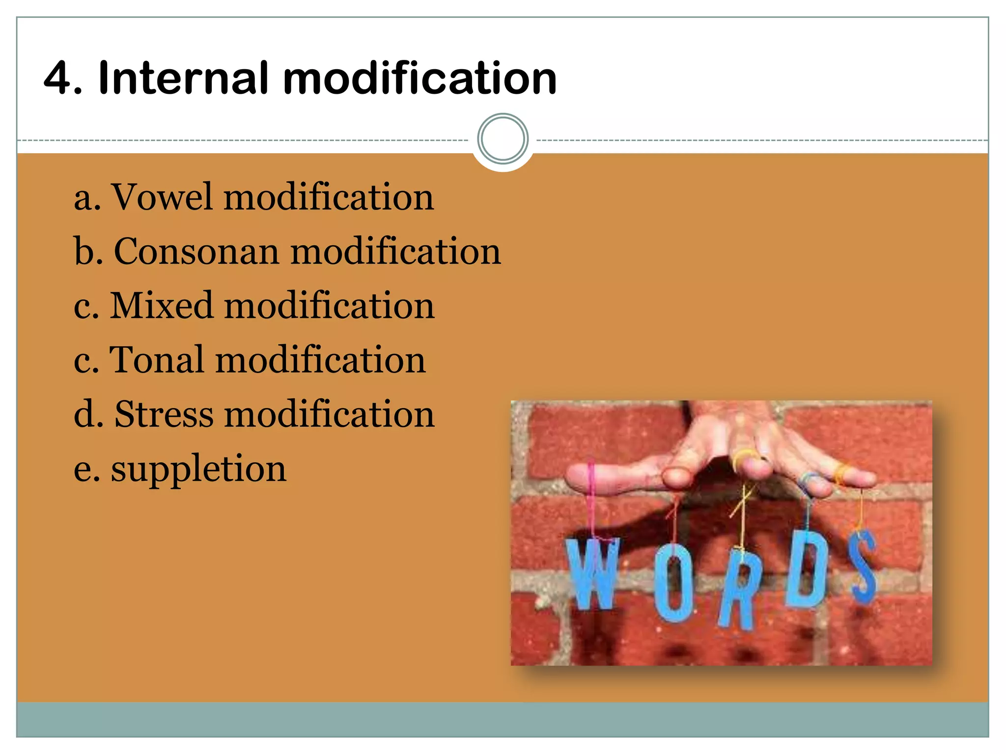 Morphological process | PPT