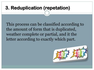 Morphological process | PPT