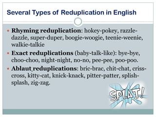 Morphological process | PPT
