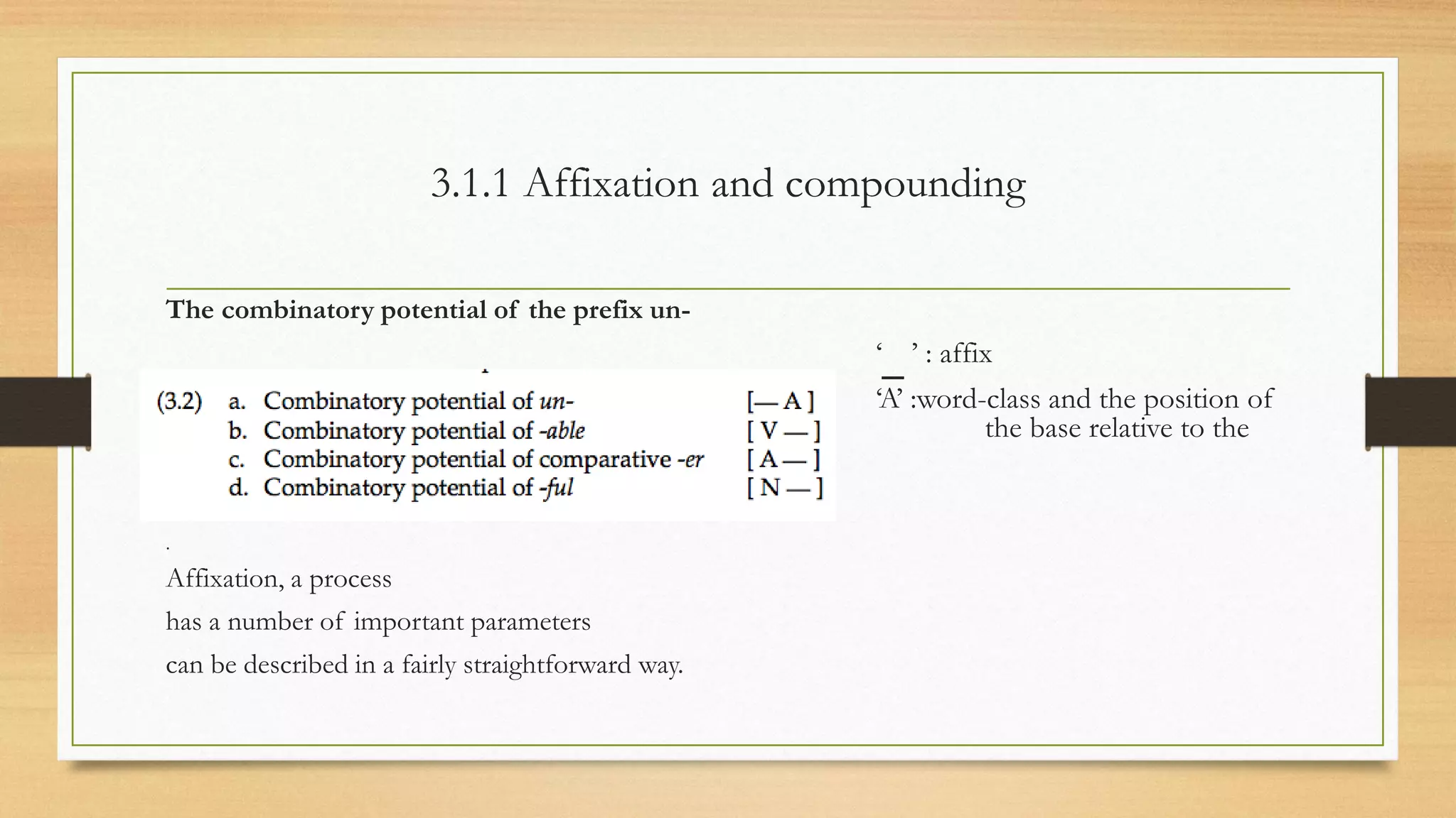 Morphological rules- Sarah Saneei | PDF