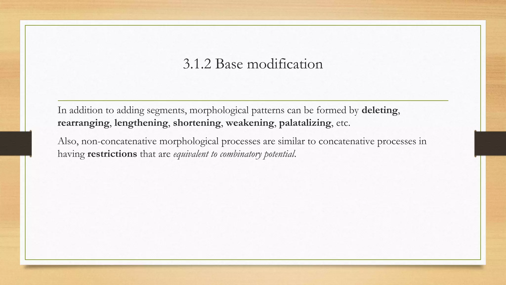 Morphological rules- Sarah Saneei | PDF