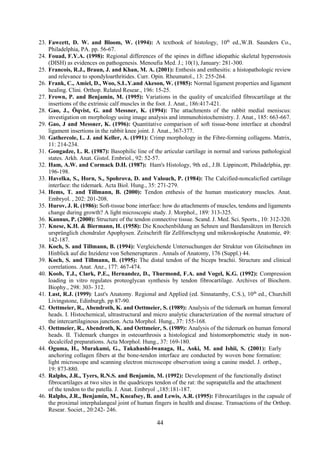 Morphological study of the musclebone interface in man 29.9.2004