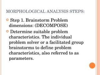 Morphological Synthesis | PPT