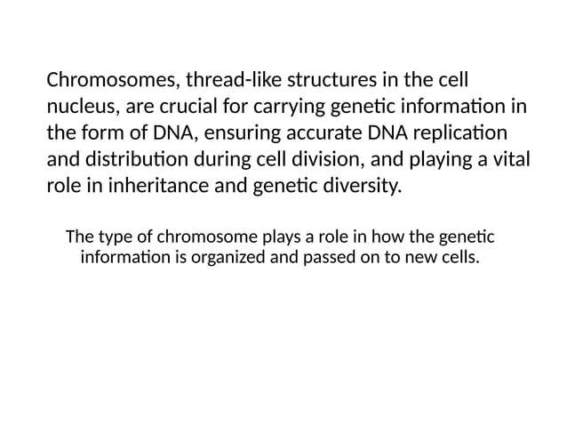 Morphology of chromosomes structure,shape | PPTX