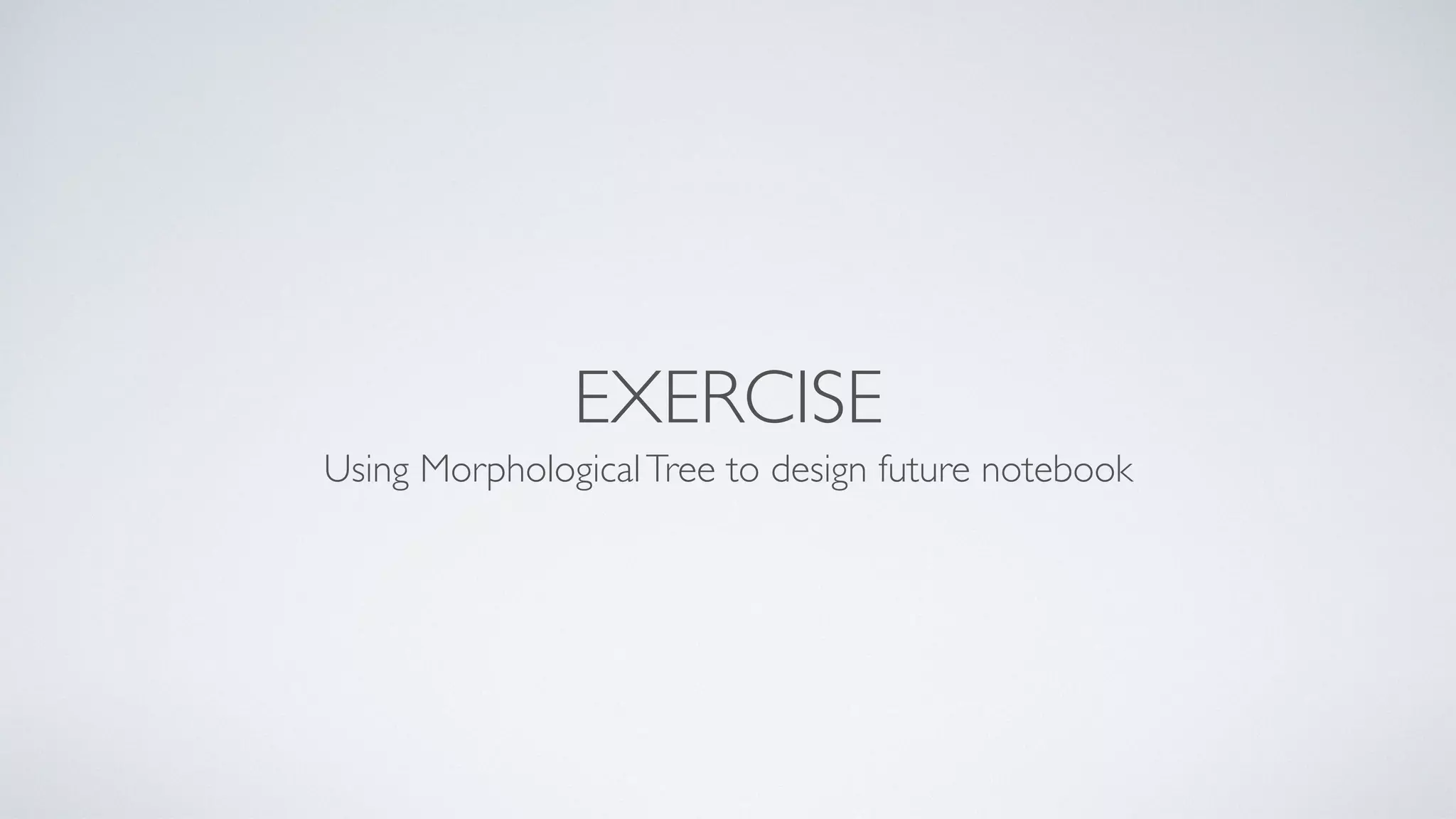 Morphological tree / Design Method | PDF