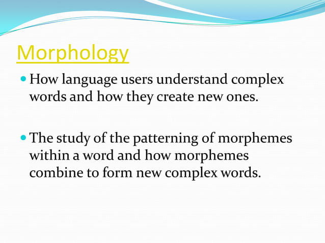Morphological typology | PPT