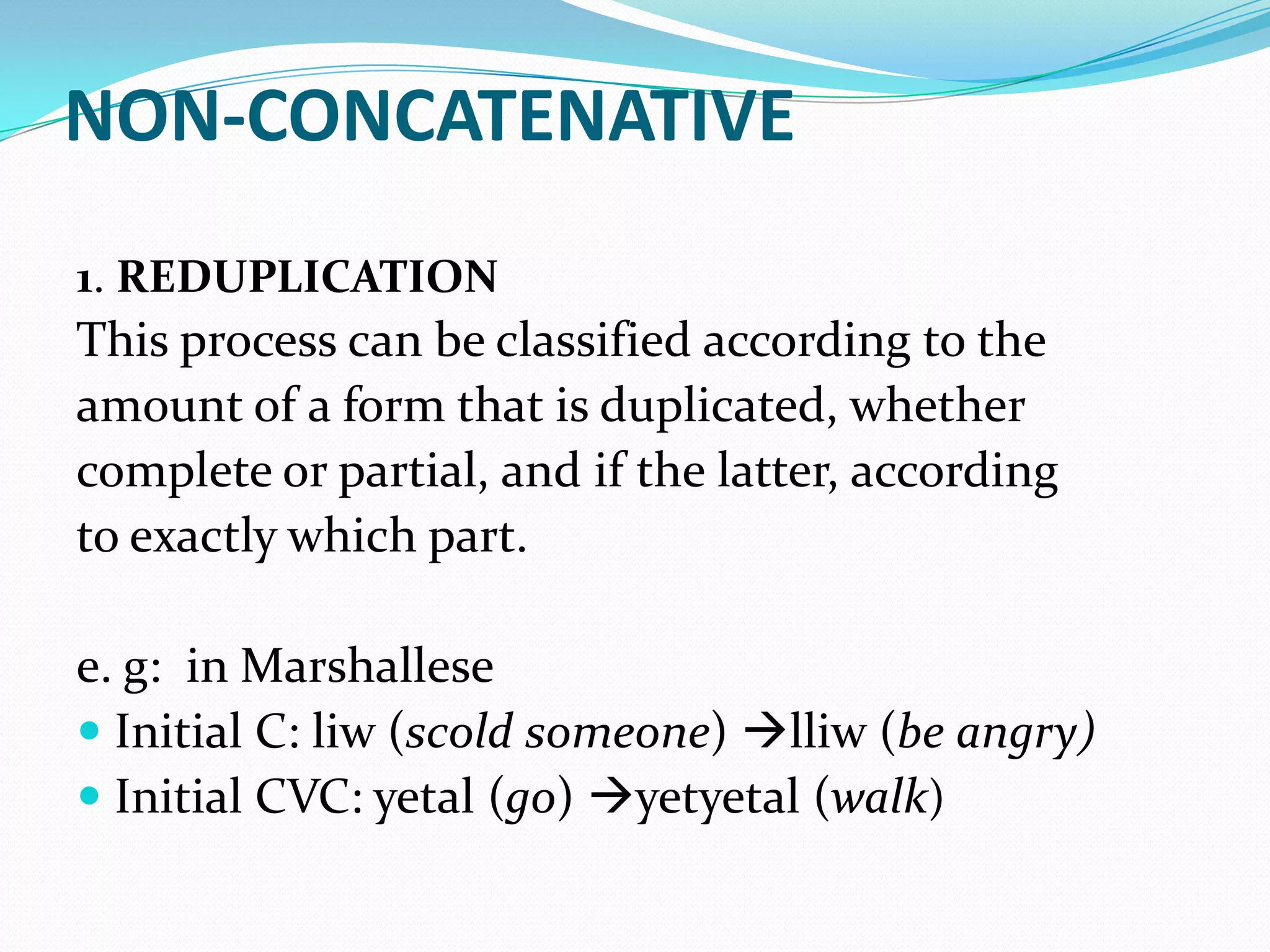 Morphological typology | PPTX