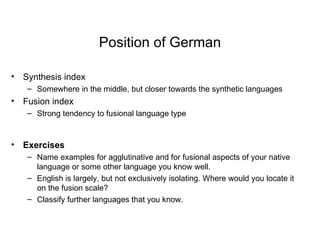 Morphological typology | PDF
