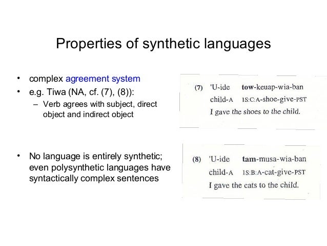 Morphological typology
