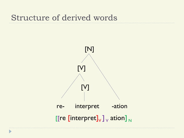 An Introduction to Morphology | PPT | Programming Languages | Computing
