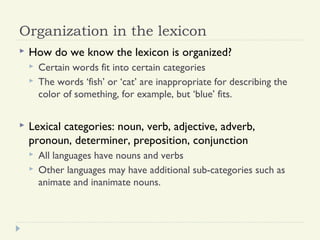 An Introduction to Morphology | PPT