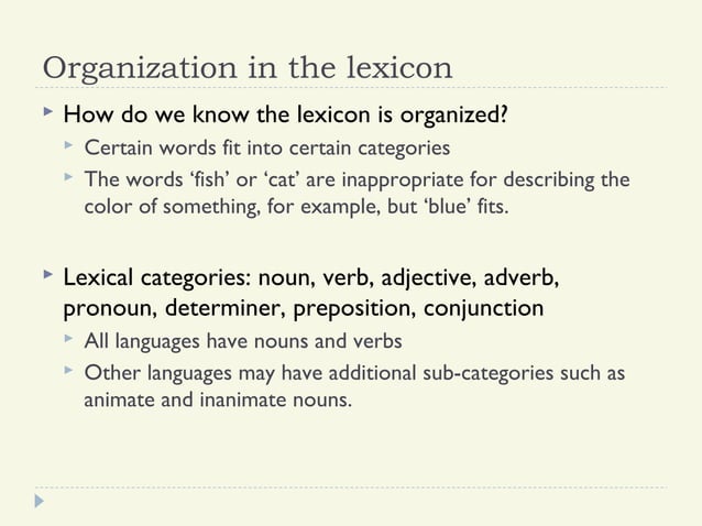 An Introduction to Morphology | PPT | Programming Languages | Computing
