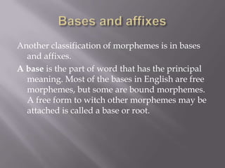 Morphology por Diego Duma | PPTX | Internet for Beginners | Internet