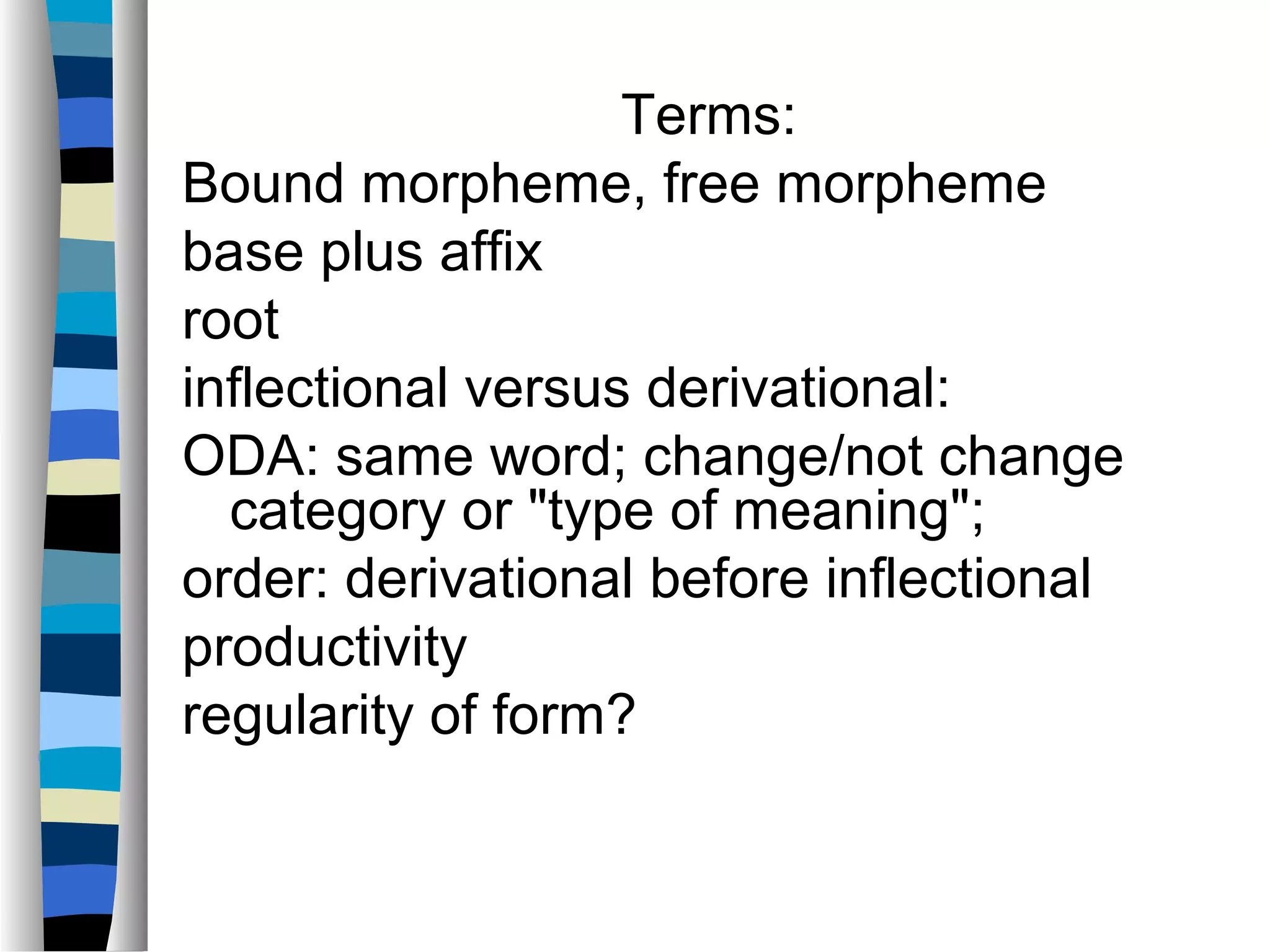 Morphology | PPT | Geology | Science